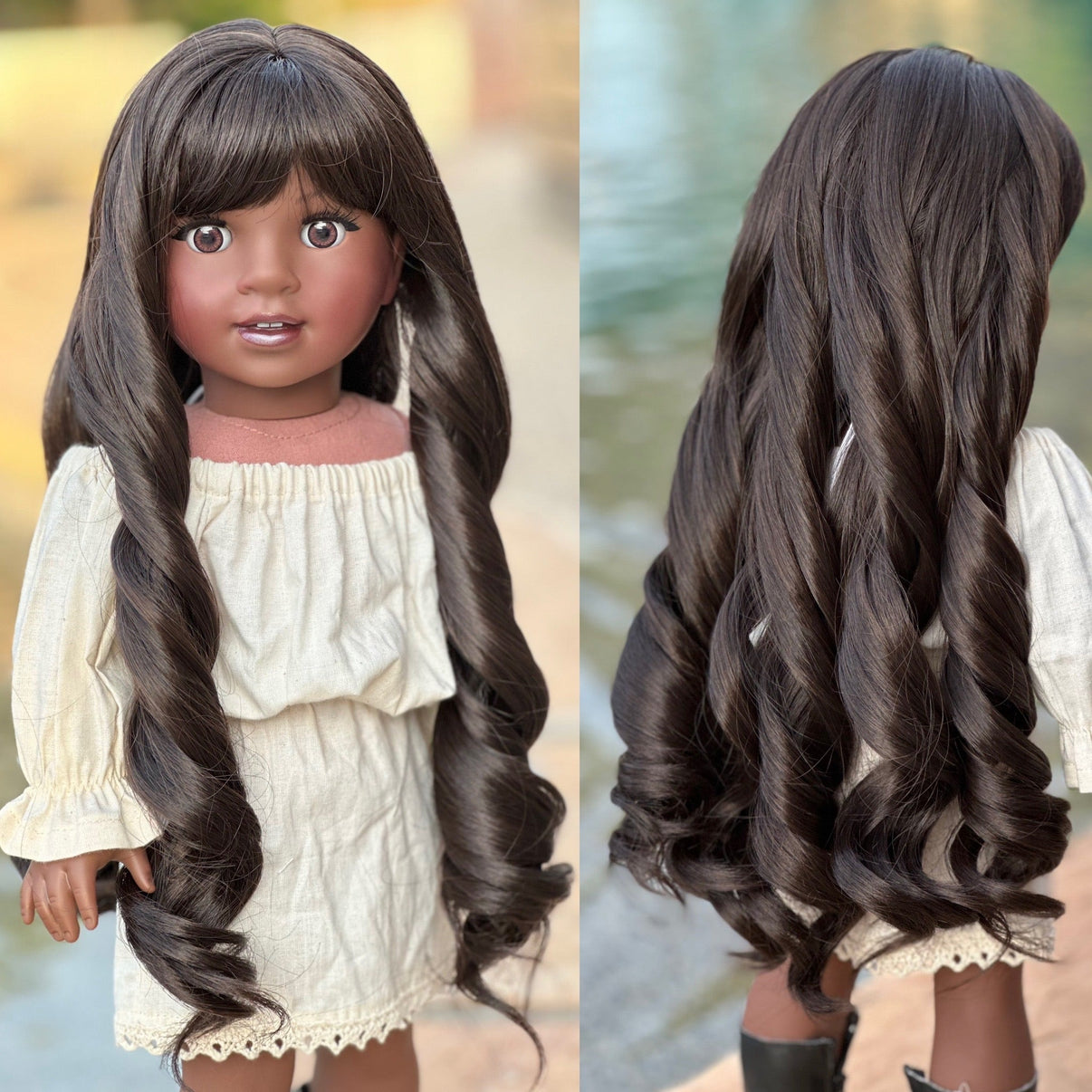 CHIC “Dark Cocoa” Bangs – DallasDollCo