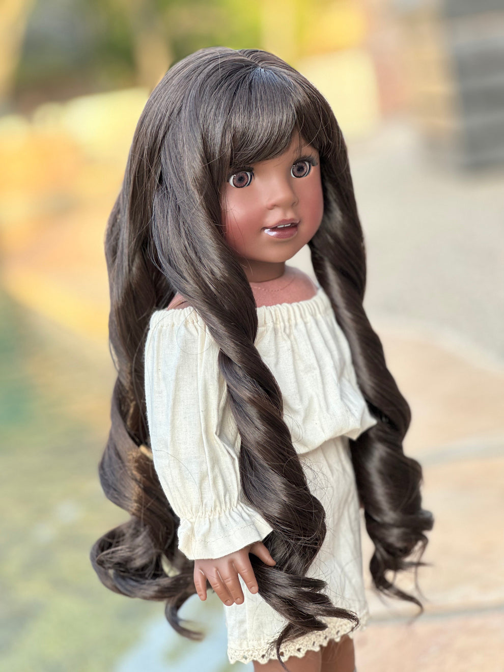 CHIC “Dark Cocoa” Bangs – DallasDollCo