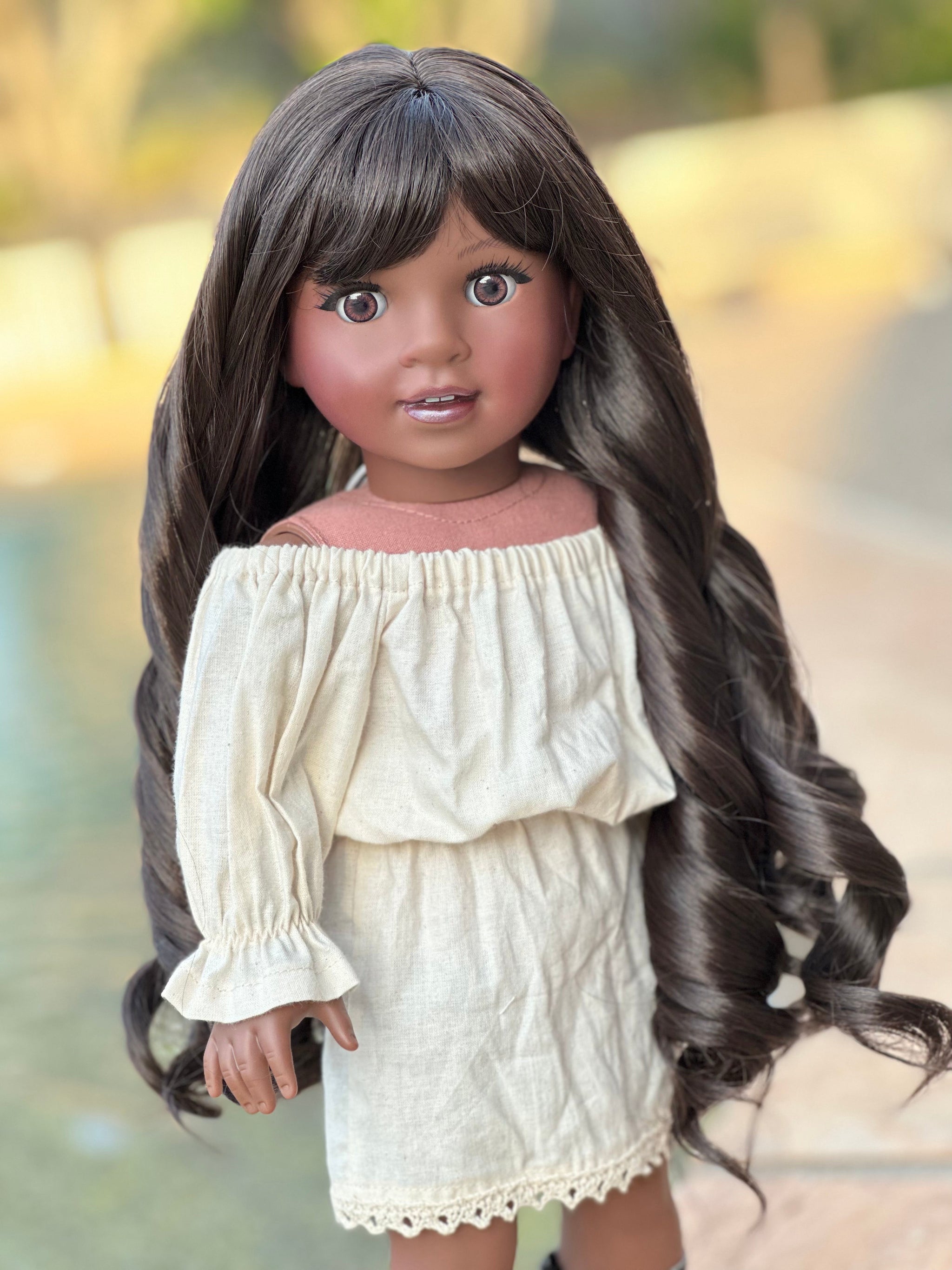 CHIC “Dark Cocoa” Bangs – DallasDollCo