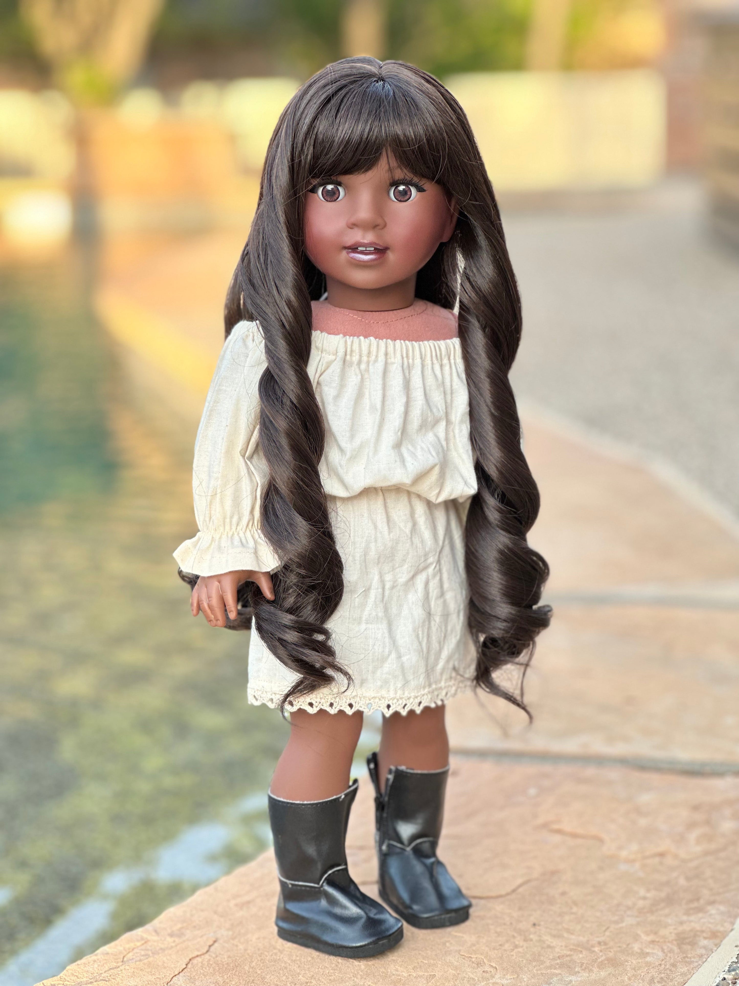 CHIC “Dark Cocoa” Bangs – DallasDollCo