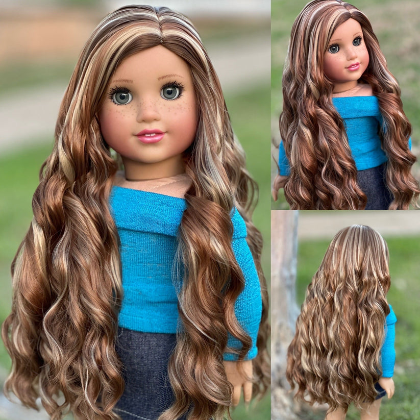 Lavish “Caramel Cascade” Spirals – DallasDollCo